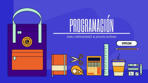 Programación | Genially