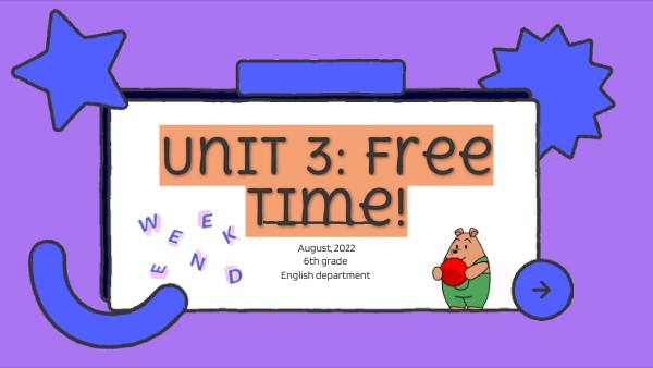 Unit 3: Lesson N°3: Vocabulary practice