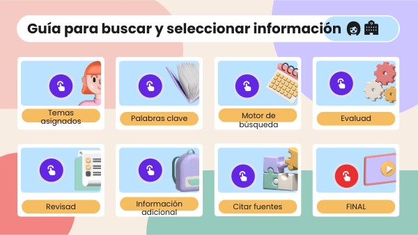 Buscar y seleccionar información | Genially