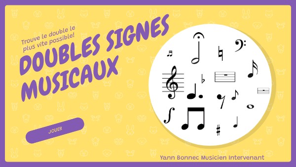 DOUBLES SIGNES MUSICAUX