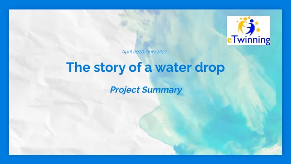 The story of a water drop_project summary