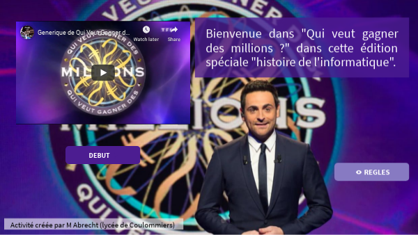 Qui veut gagner des millions (NSI) | Genially