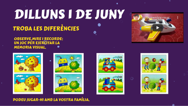 Setmana del 1 al 5 de juny