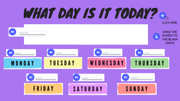 DAYS OF THE WEEK