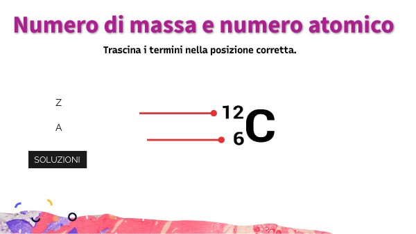 Numero di massa e numero atomico | Genially