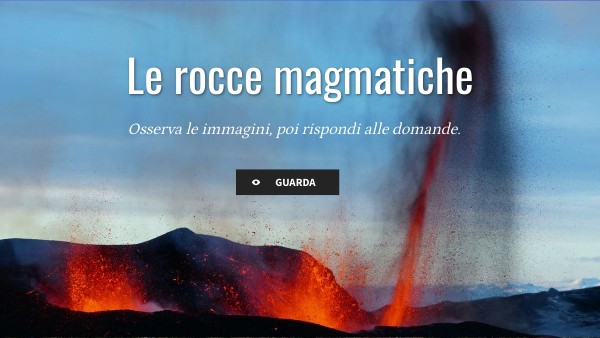 Le rocce magmatiche
