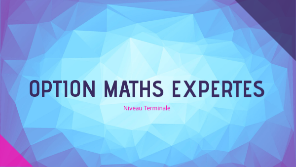 Option maths expertes