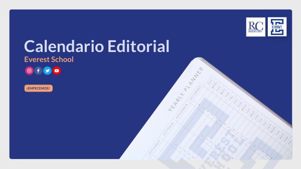 CALENDARIO EDITORIAL EVEREST | Genially