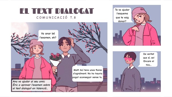 Còmic text dialogat | Genially