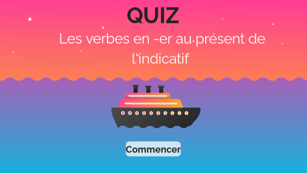 Verbes en er présent | Genially