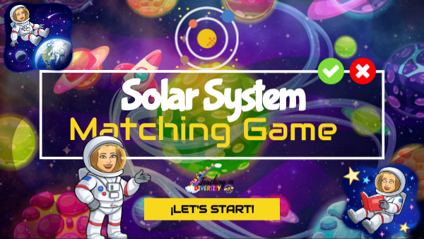 MATCHING GAME SOLAR SYSTEM | Genially