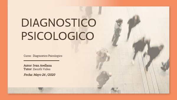 Diagnostico Psicologico | Genially