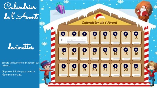 Calendrier de l'Avent | Genially