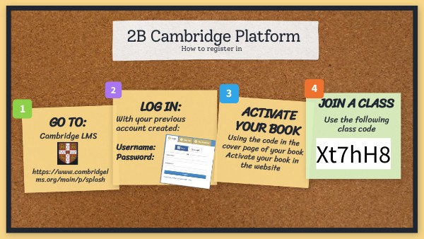 SECOND B Cambridge Platform