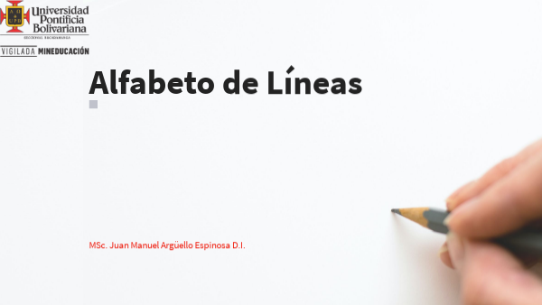 Alfabeto de Líneas | Genially