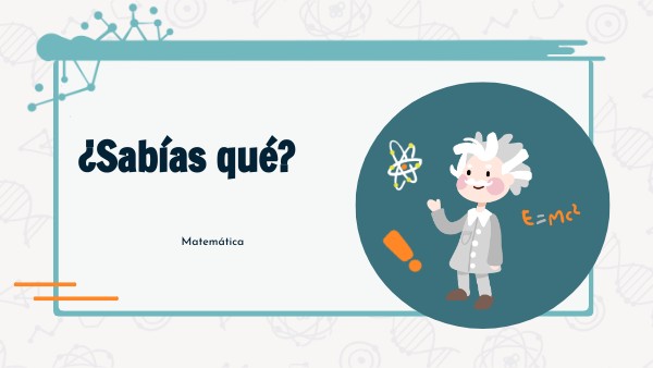 ¿Sabías qué? números naturales. | Genially
