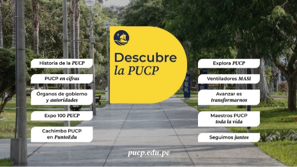 Arranca PUCP | Conoce la PUCP | Genially