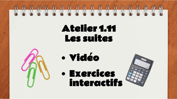 Atelier 1.11-Les suites