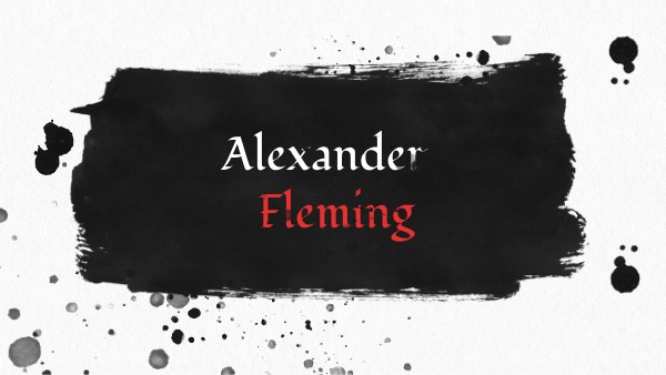 Eduardo Montoro- Alexander Fleming