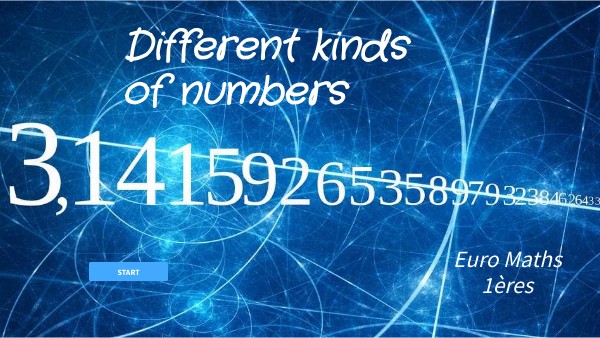 Kind of numbers