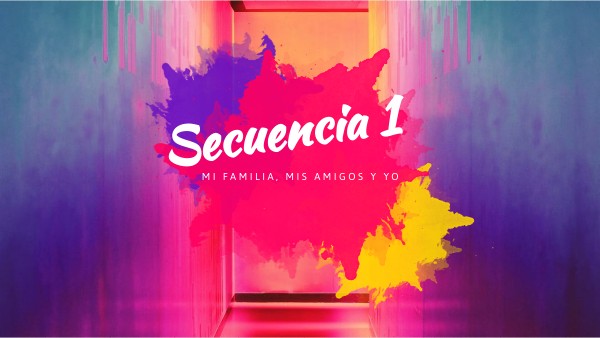 Secuencia 1 Mi familia mis amigos y yo | Genially