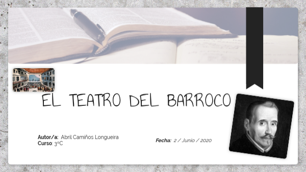 El teatro del barroco 3º