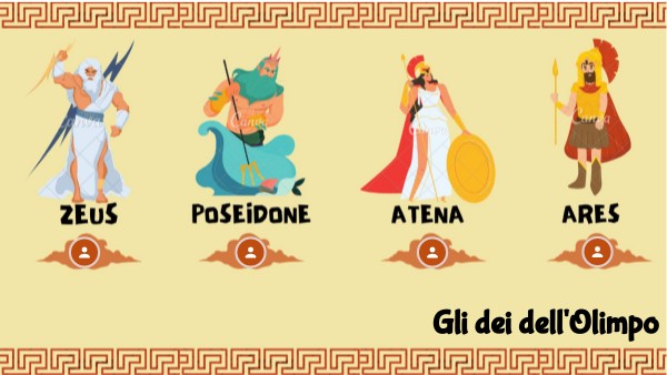 Dei dell'Olimpo | Genially