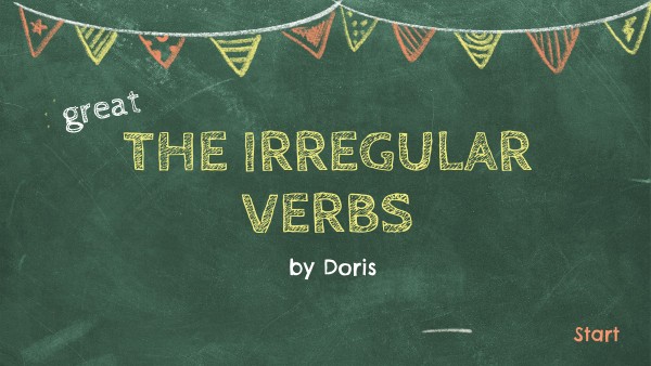 THE IRREGULAR VERBS | Genially