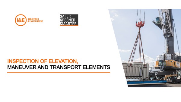 INSPECTION OF ELEVATION, MANEUVER AND TRANSPORT ELEMENTS