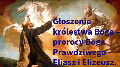 kl5. 26 Ogłaszanie Królestw Boga - cuda Elizeusza | Genially