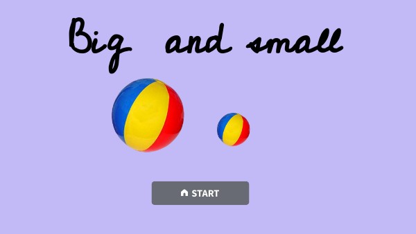 Big and small - game | Genially