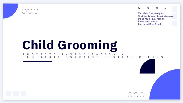 Child Grooming | Genially