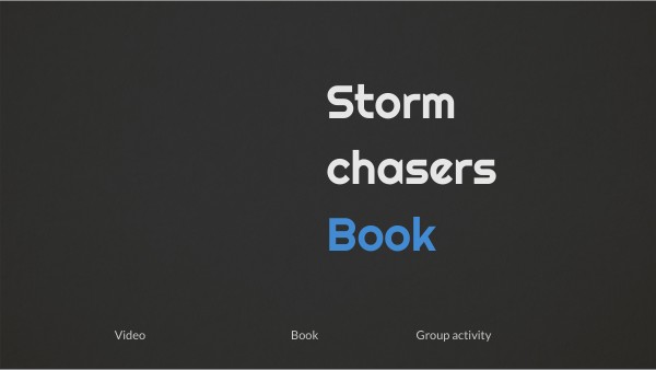 Storm chasers chapters 1-4 activity