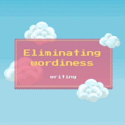 Eliminating Wordiness Activity