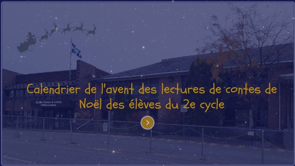 Calendrier de l'avent des élèves du 2e cycle | Genially