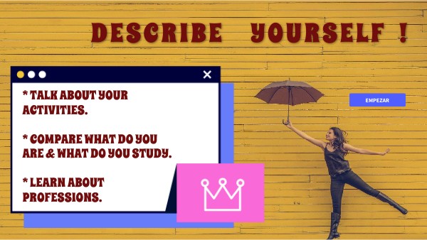 DESCRIBE YOURSELF | Genially