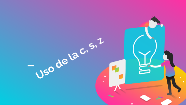 Uso de la c, s, z