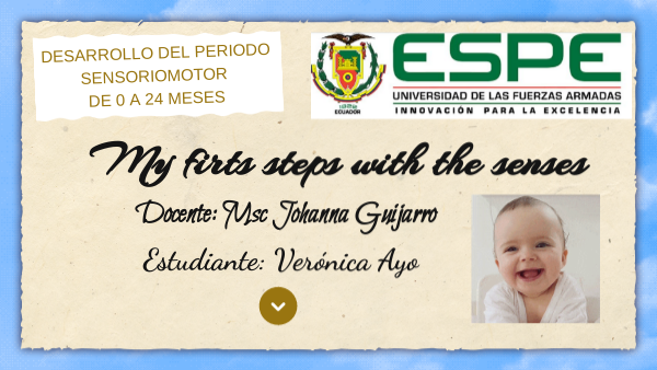 Programa-período sensorio motor | Genially