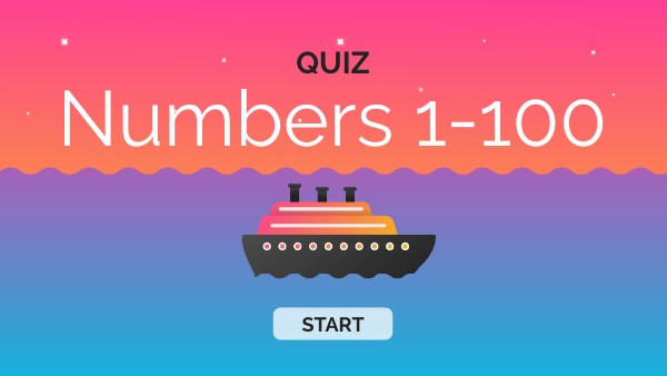 Quiz 1-100. 3rd grade