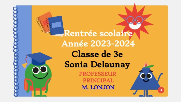 Copie - pp rentrée scolaire | Genially