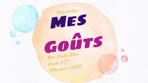 Mes Goûts