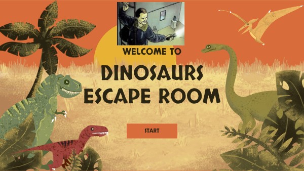 NEWSPAPER CHASE DINOSAURS ESCAPE ROOM | Genially