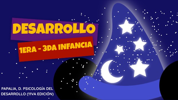 Papalia 1era a 3era infancia Desarrollo humano | Genially