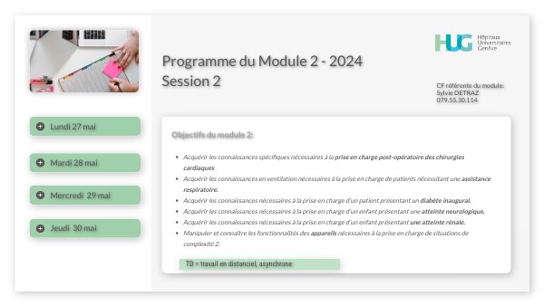 Module 2- session 2- volée 2024 | Genially