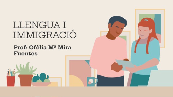 Tema 4: Llengua i Immigració