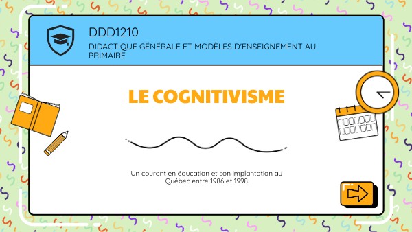 Le cognitivisme | Genially