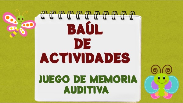 BAÚL DE ACTIVIDADES N° 13 | Genially