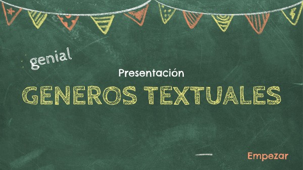 Generos textuales