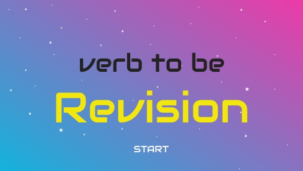 VERB TO BE QUIZ