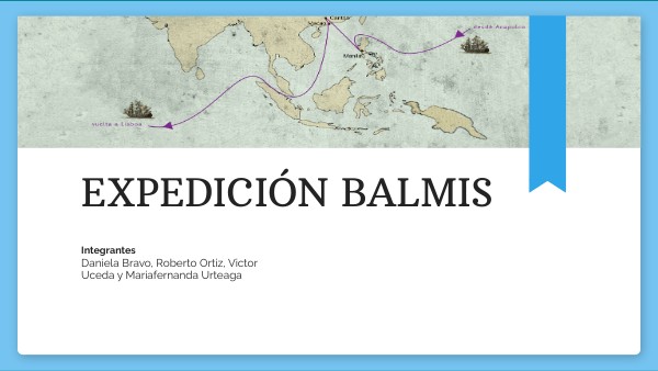 EXPEDICIÓN BALMIS